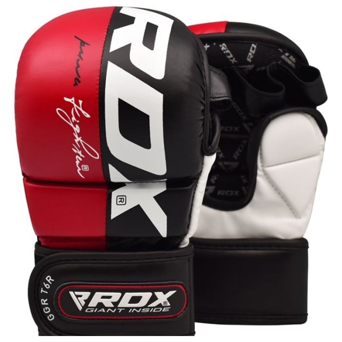 MMA Sparring Handschuhe RDX Rex T6 Plus – Rot und Schwarz – M