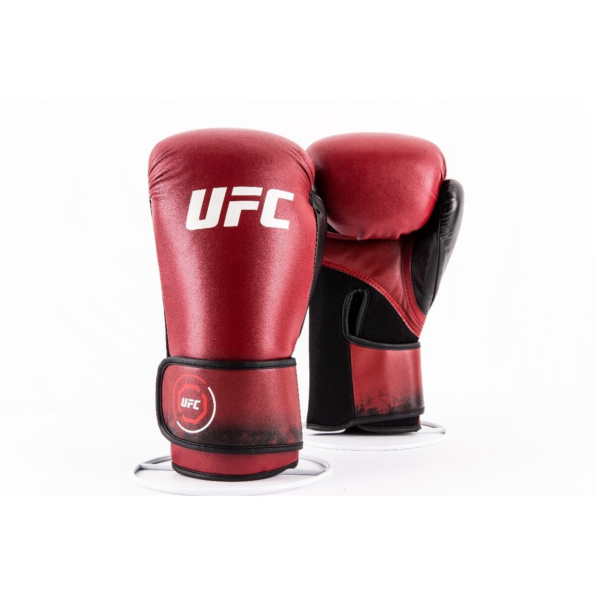 UFC Octagon Lava Boxing Gloves – Red – 12OZ